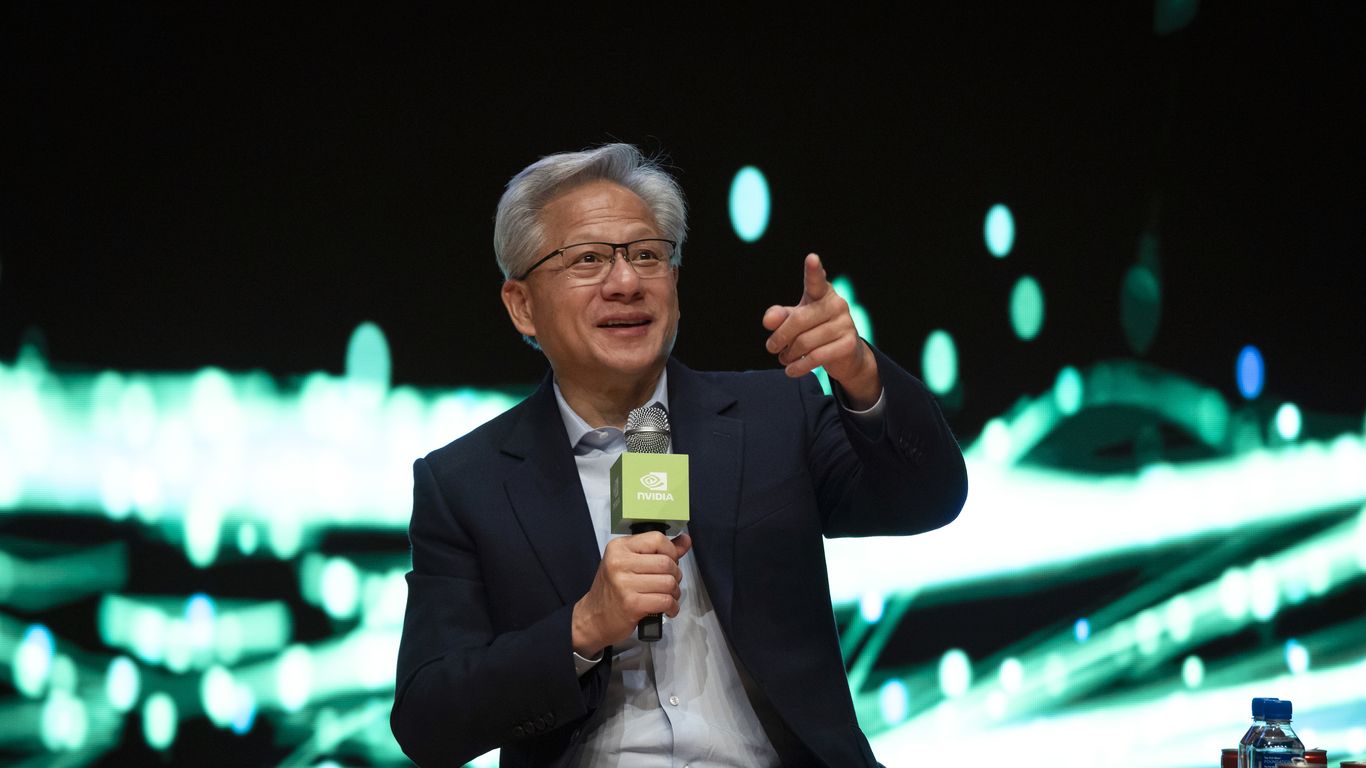 Nvidia CEO says China on track "to win the AI race"