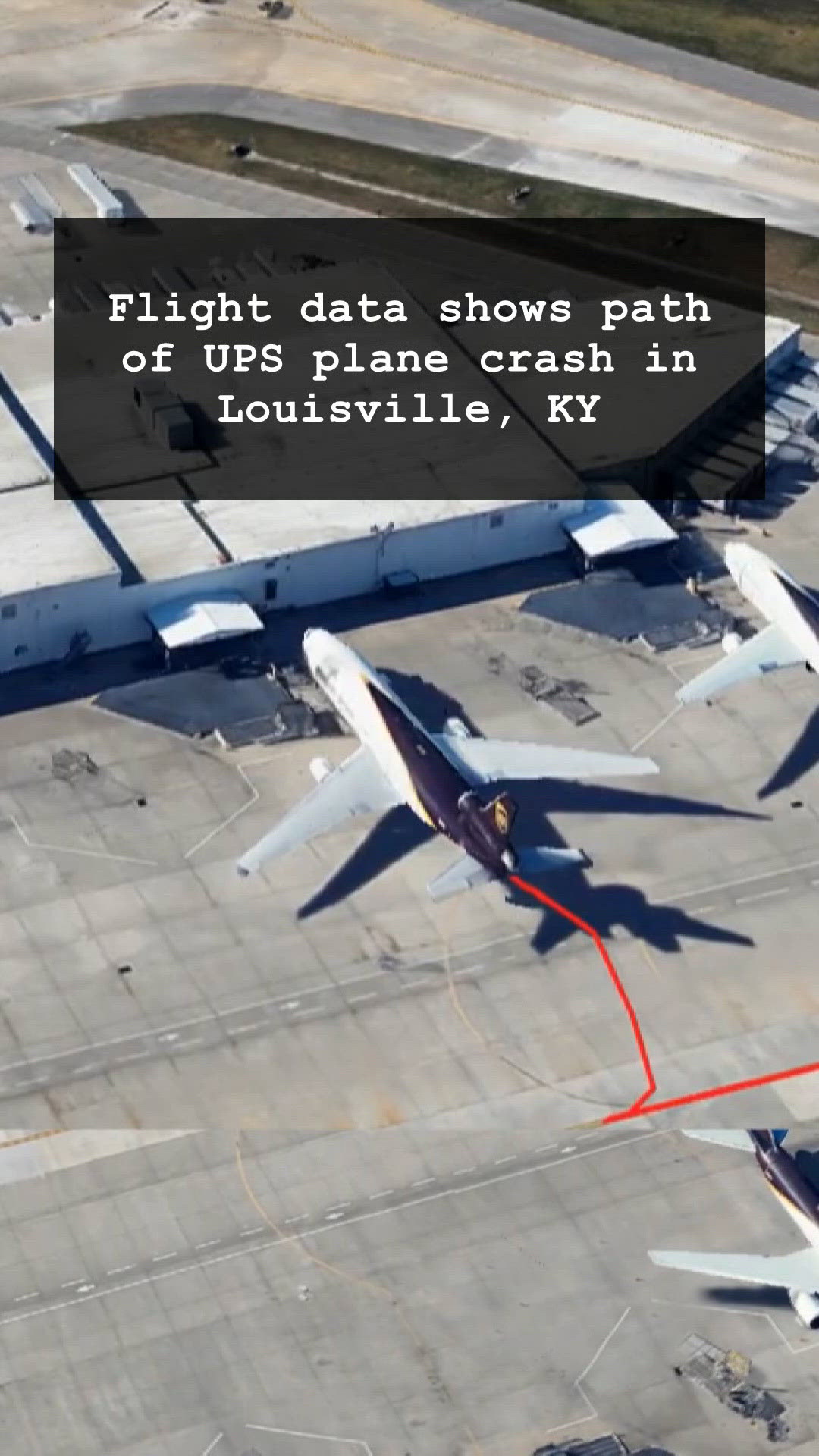 Flight data shows path of UPS plane crash in Louisville, KY