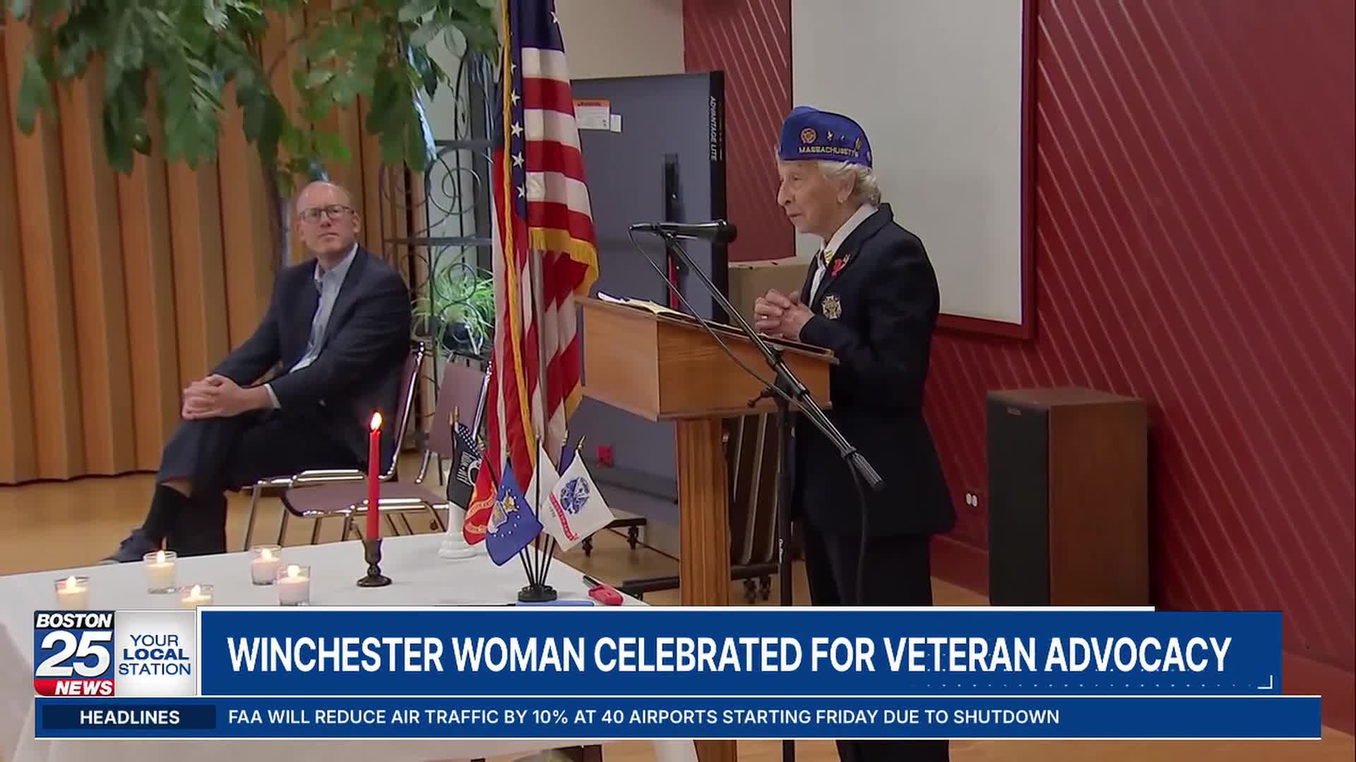 99-year-old Winchester woman celebrated for veteran advocacy