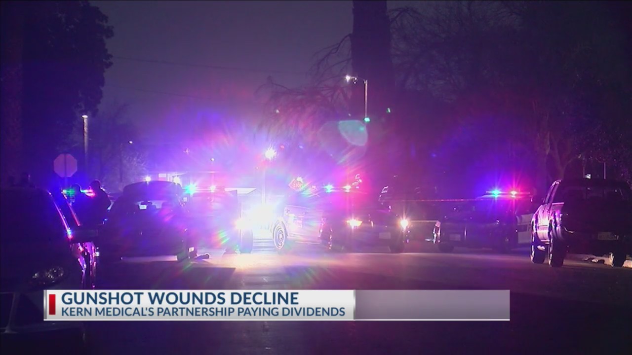 Gunshot wound patients at Kern Medical drops indicating drop in violent ...