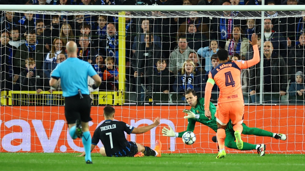 Ferran hits out after Club Brugge tears down Barcelona defence in 3-3 draw