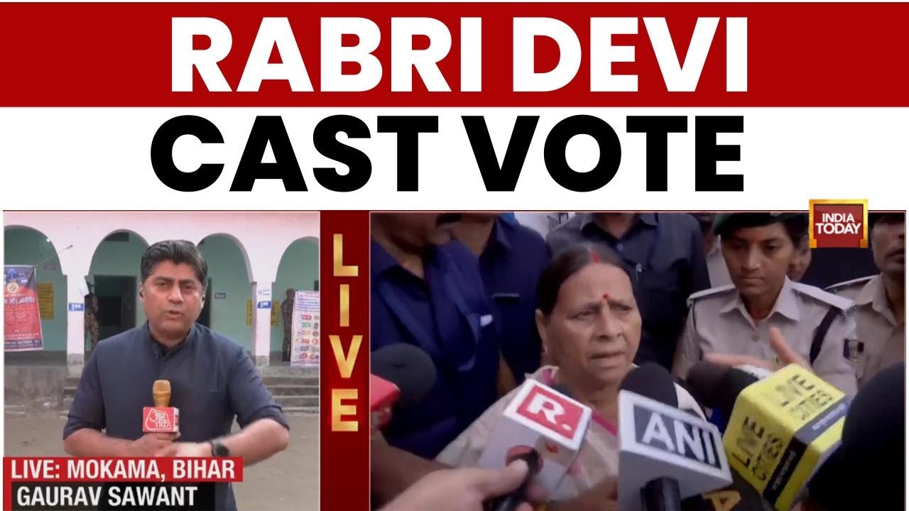 Rabri Devi Cast Vote: Jailed Anant Singh's Fate Hangs in Balance in ...