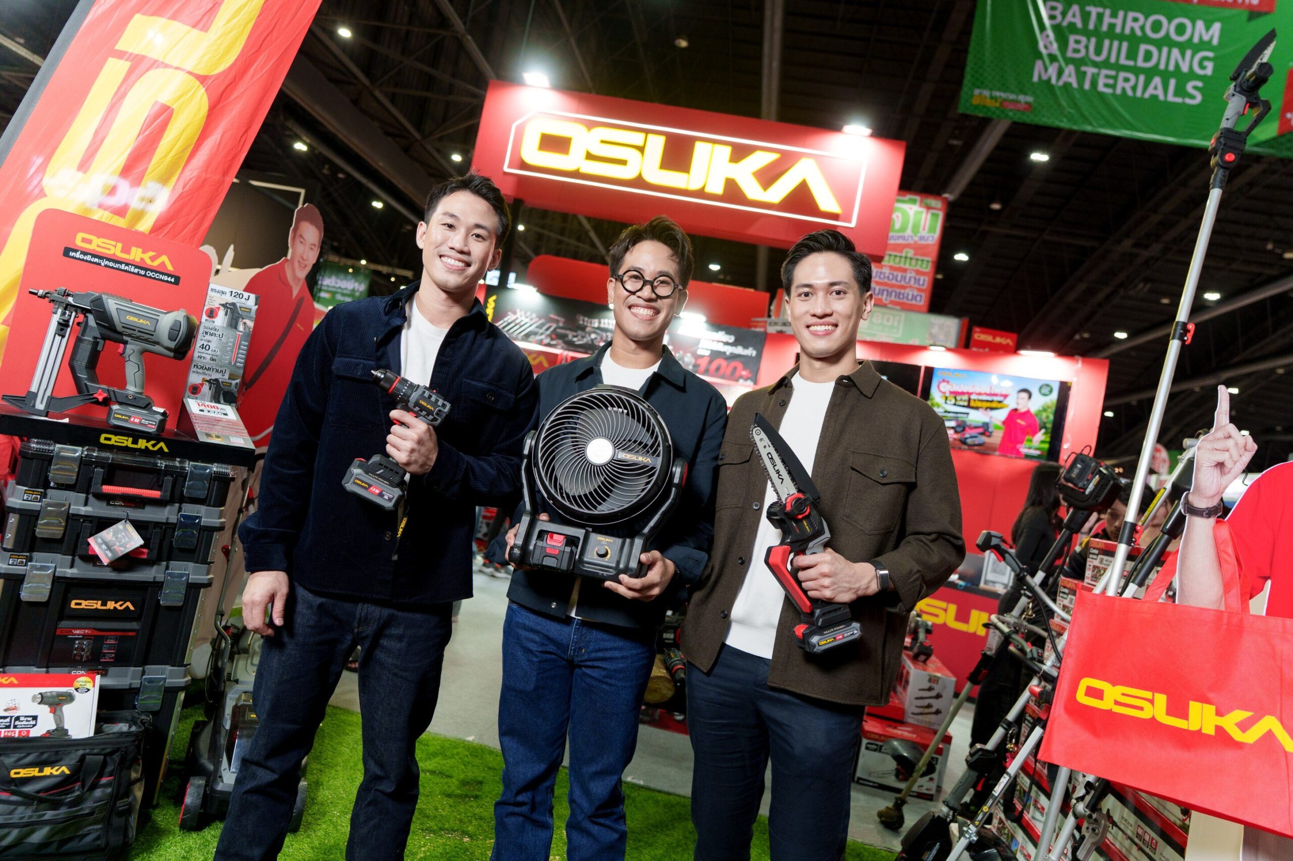 OSUKA แบรนด์เครื่องมือช่างและสวนไร้สาย เปิดตัว ชาคริต แย้มนาม เป็น ...