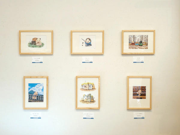 丸の内でハムスターに癒やされる イラストレーターGOTTE氏の「助六の日常原画展 Ham Ham Collection!」開催中