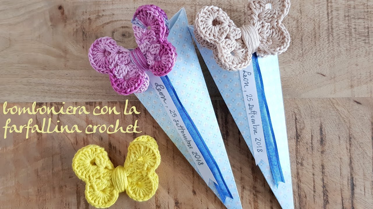 Bomboniera Farfalla all’Uncinetto – Eleganza Handmade