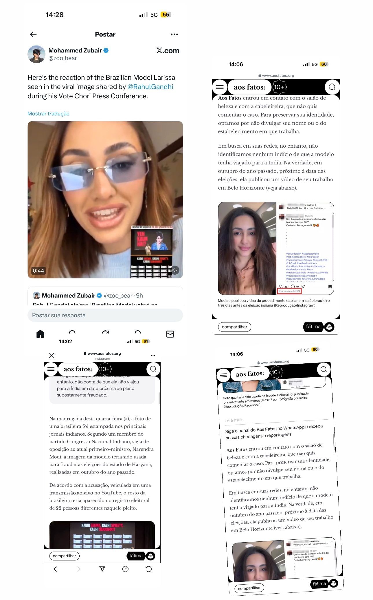 Rahul Gandhi’s Brazilian model calls it all a ‘comedy’. ‘I have never ...