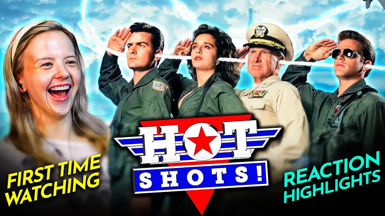 Mia laughs nonstop Hot Shots! (1991) movie reaction first time watching