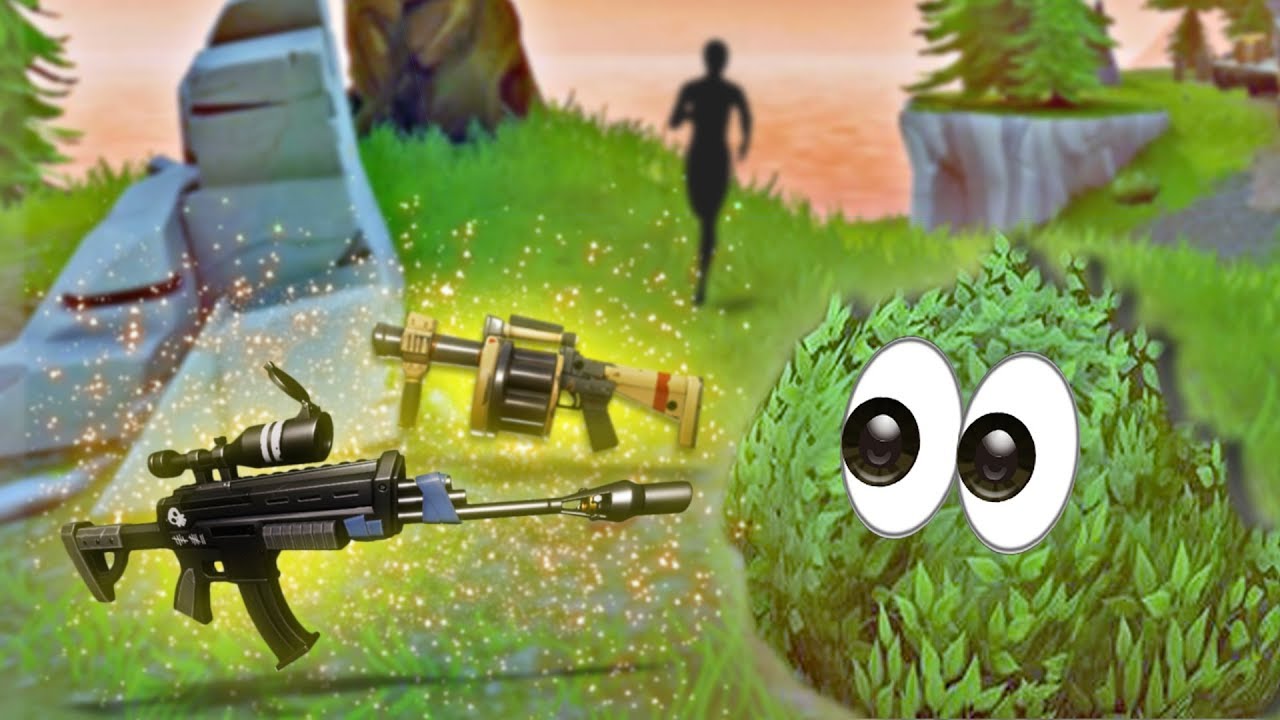 Luring people with legendary weapons | Fortnite Battle Royale