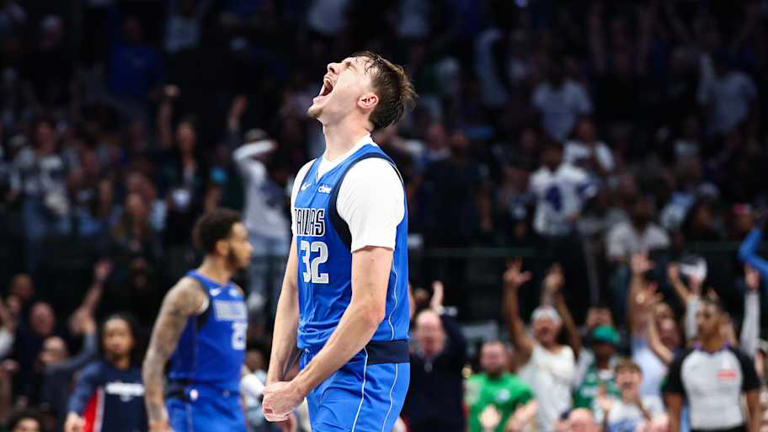 Mavericks' Cooper Flagg goes viral for poster alley-oop over Pelicans