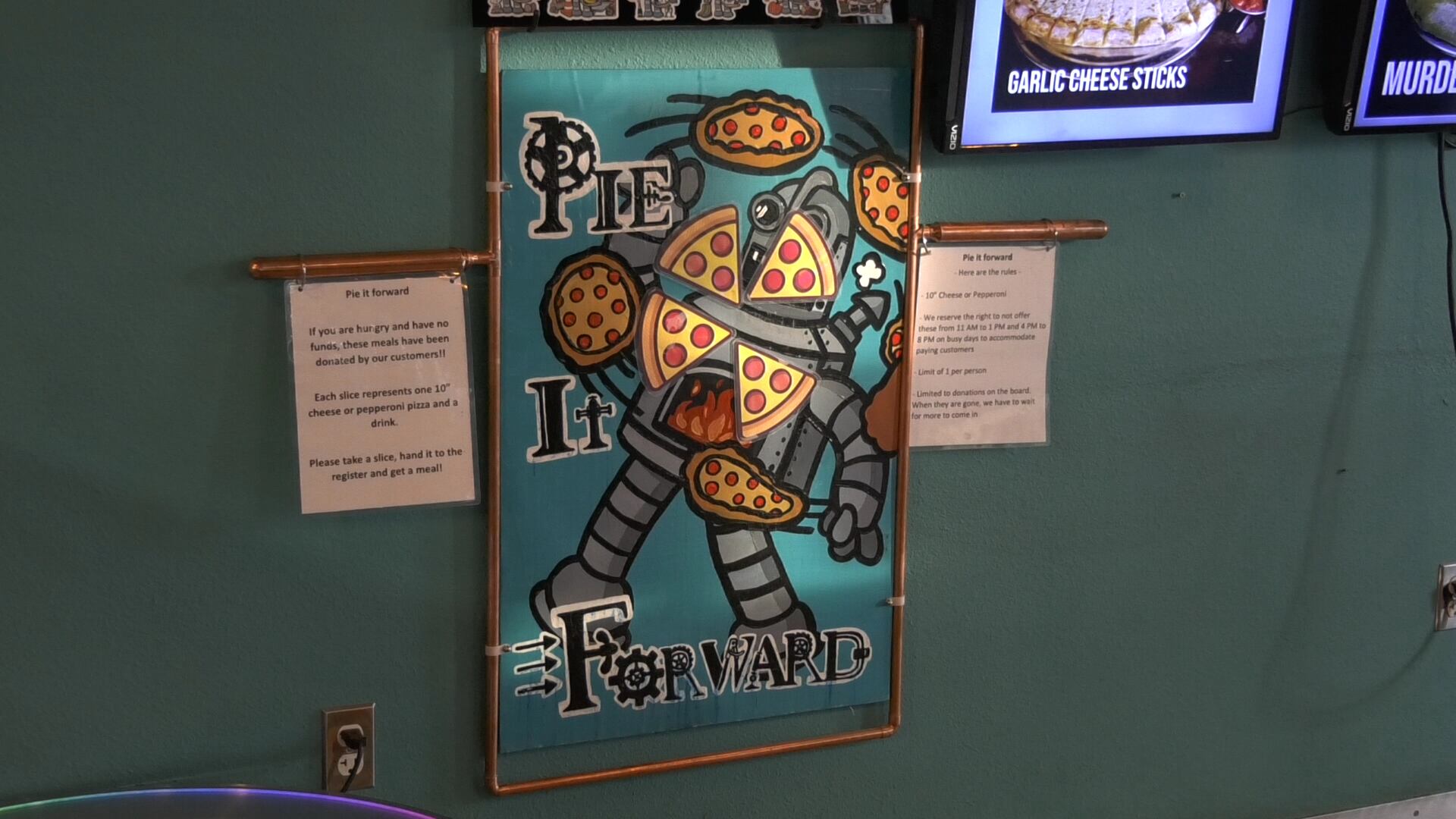 The Hungry Robot chooses to ‘Pie it Forward’ to feed those without funds