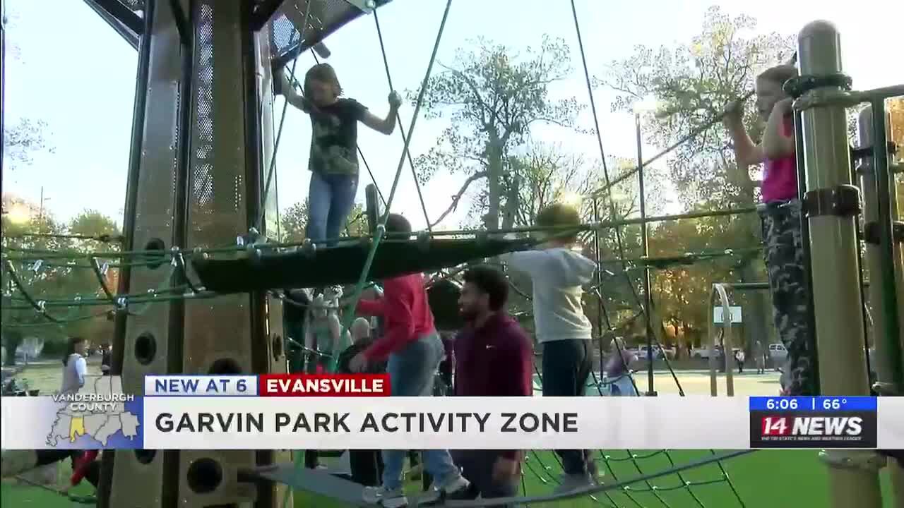 Activity zone opens at Garvin Park