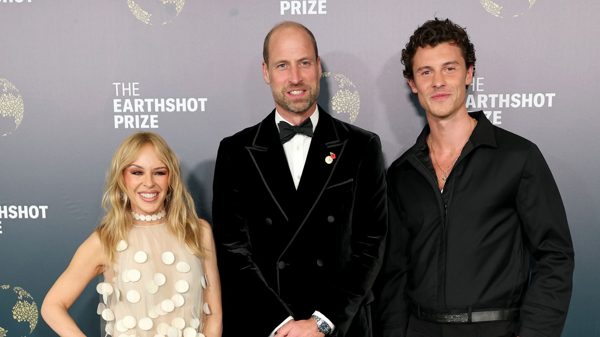 Prince William joined by Kylie Minogue, Shawn Mendes and more at the 2025 Earthshot Prize Awards ...