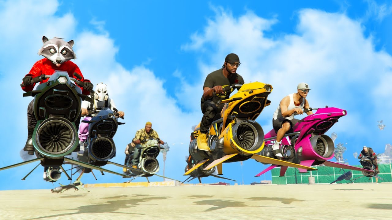 Oppressor MK2 biker gang vs military base! | GTA 5 thug life #180