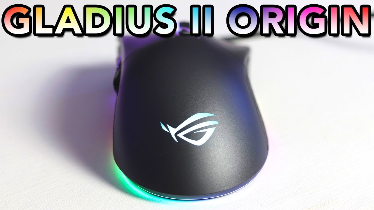 ASUS ROG Gladius II Origin mouse review - Andy's impressed!