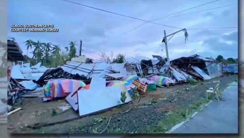 Up to 95% of houses in Silago, Southern Leyte damaged due to Tino —mayor