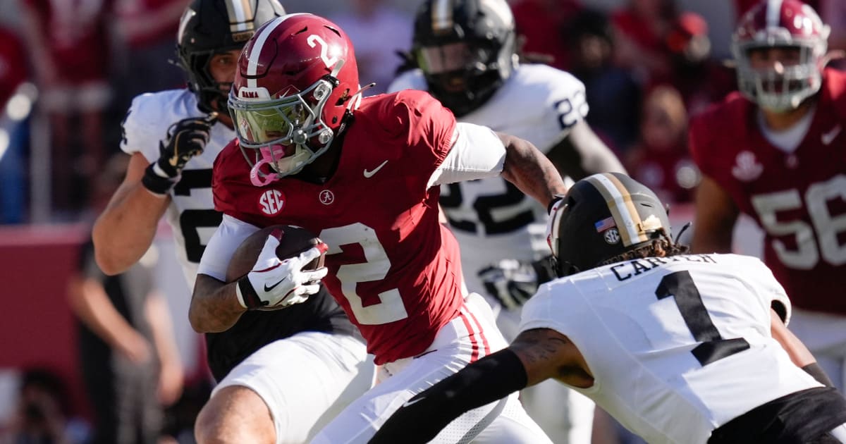 Alabama WR Ryan Williams included on initial availability report for ...