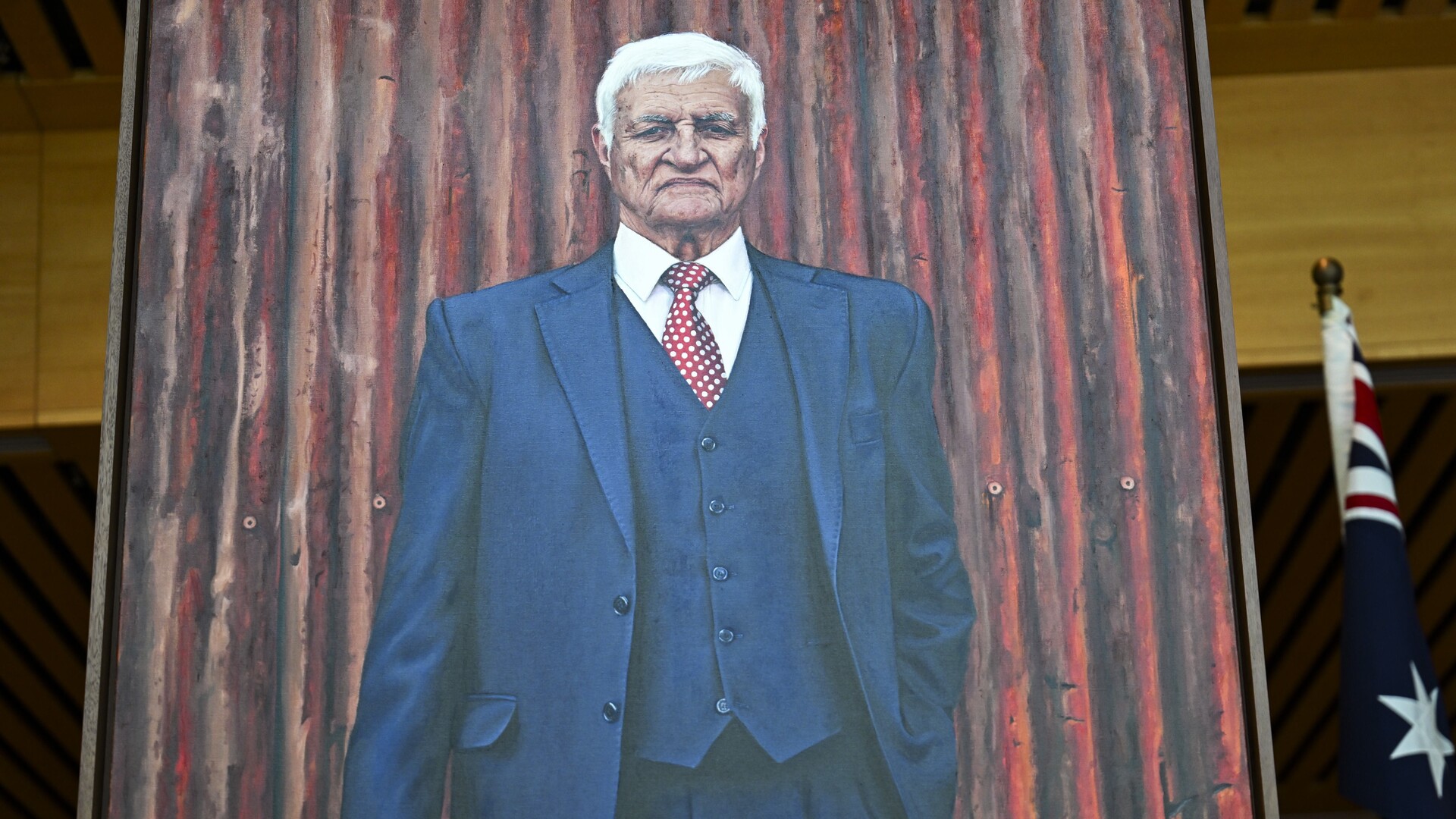 Bob Katter’s portrait in parliament officially unveiled