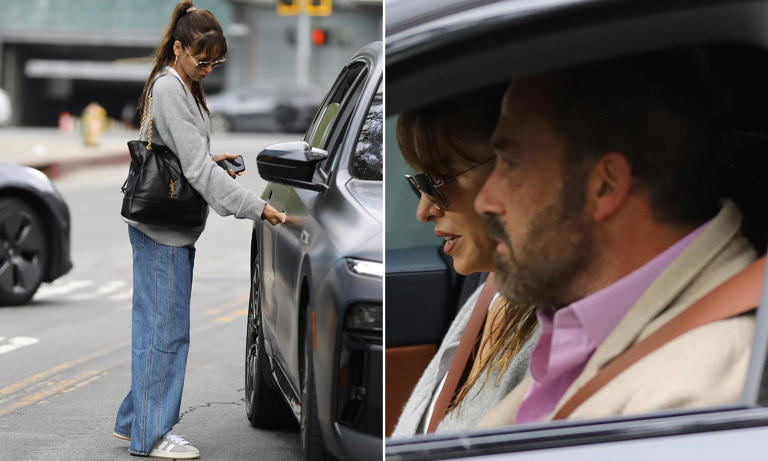 Ben Affleck picks up pretty mystery woman in BMW