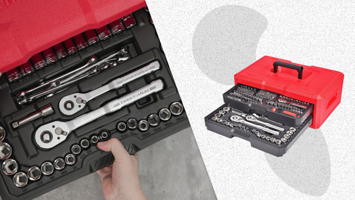 Craftsman's 256-piece mechanics tool set is now under $100