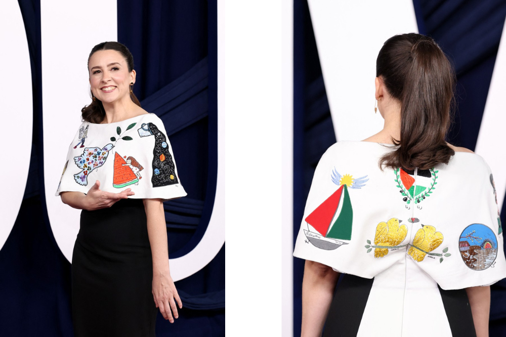 Ms Rachel’s Gaza tribute dress wins hearts at Glamour Awards