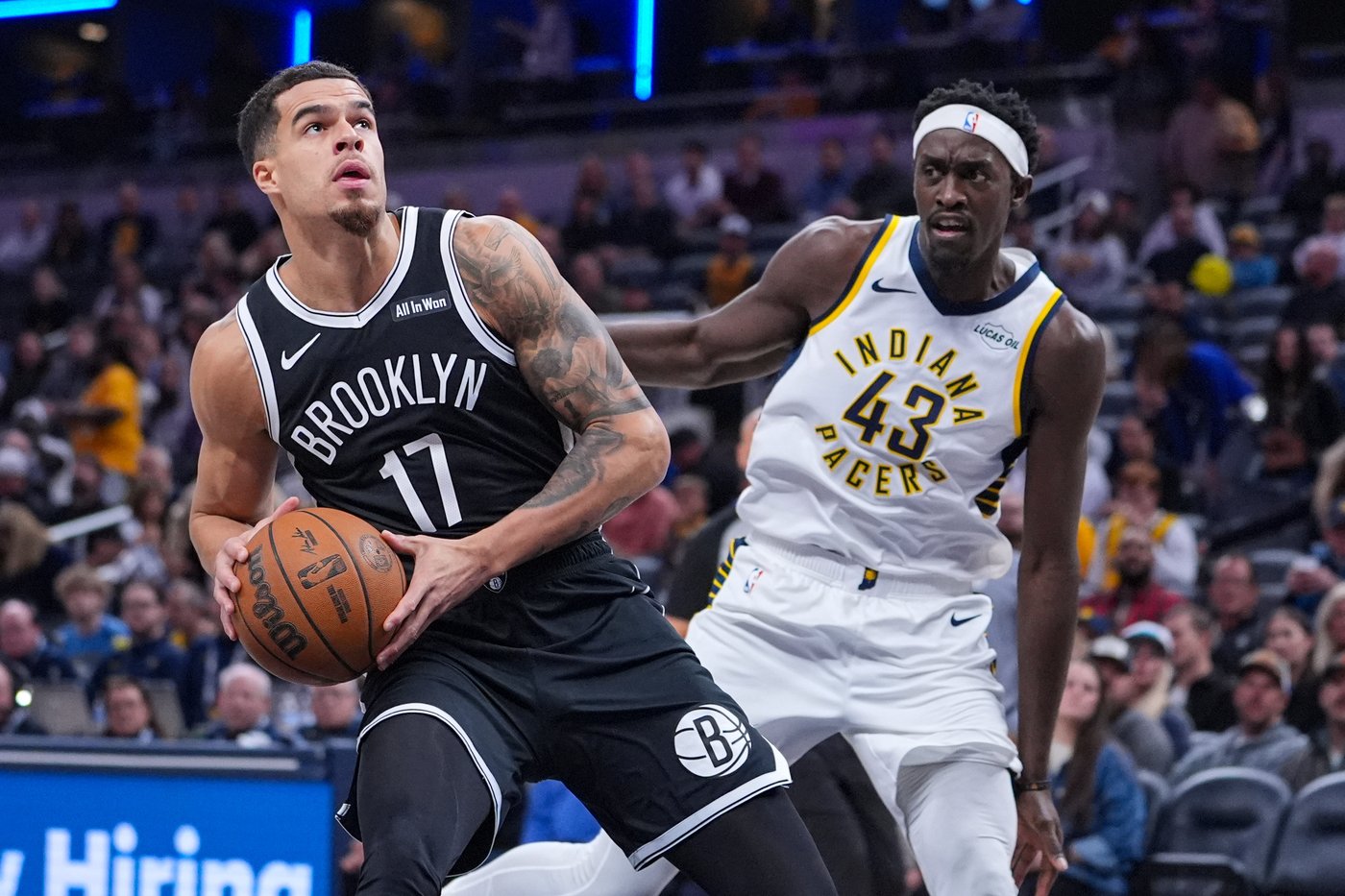 Porter scores 32 as Nets beat Pacers 112-103 for 1st win