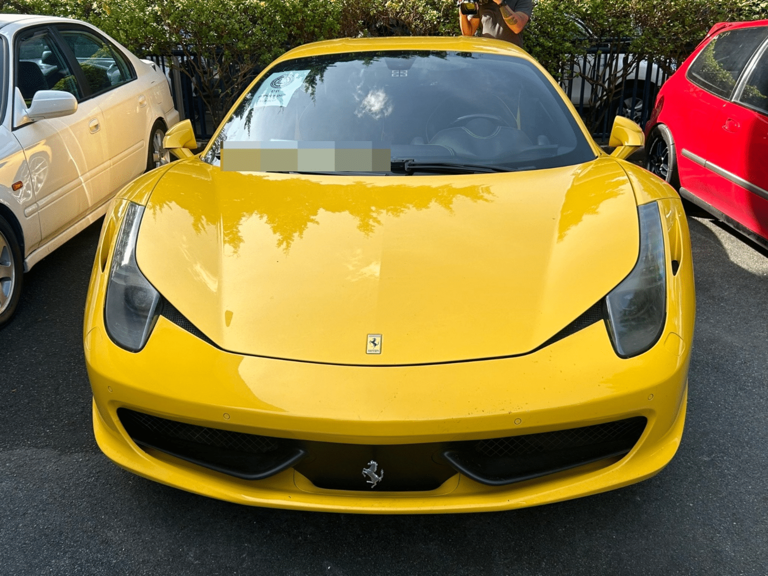 LTO turns over impounded yellow Ferrari to BOC
