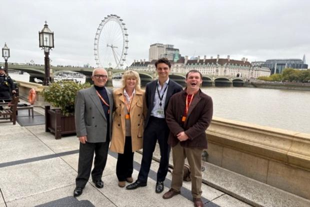 Somerset man who learned to read as an adult tours Houses of Parliament