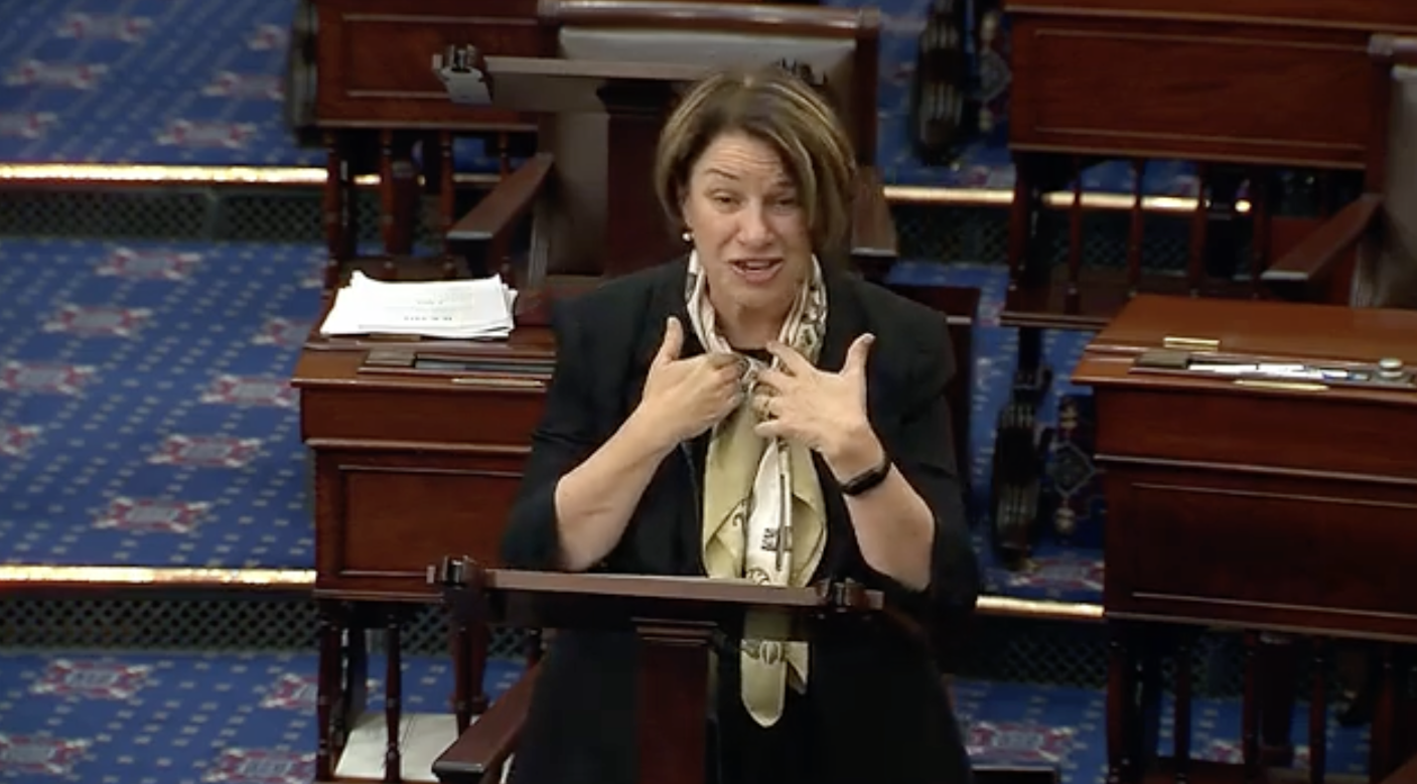 'Callous And Cold': Amy Klobuchar Unleashes Fury On The GOP, Rails ...
