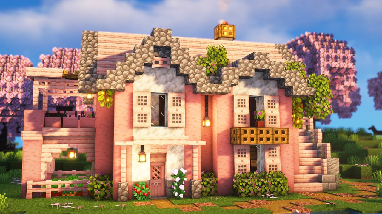 Would You Live in This Peaceful Pink Survival Base?