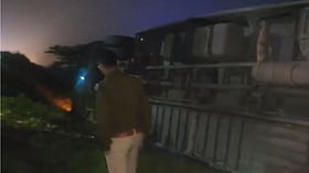 UP News: 20 People Seriously Injured As Speeding Double-Decker Bus ...