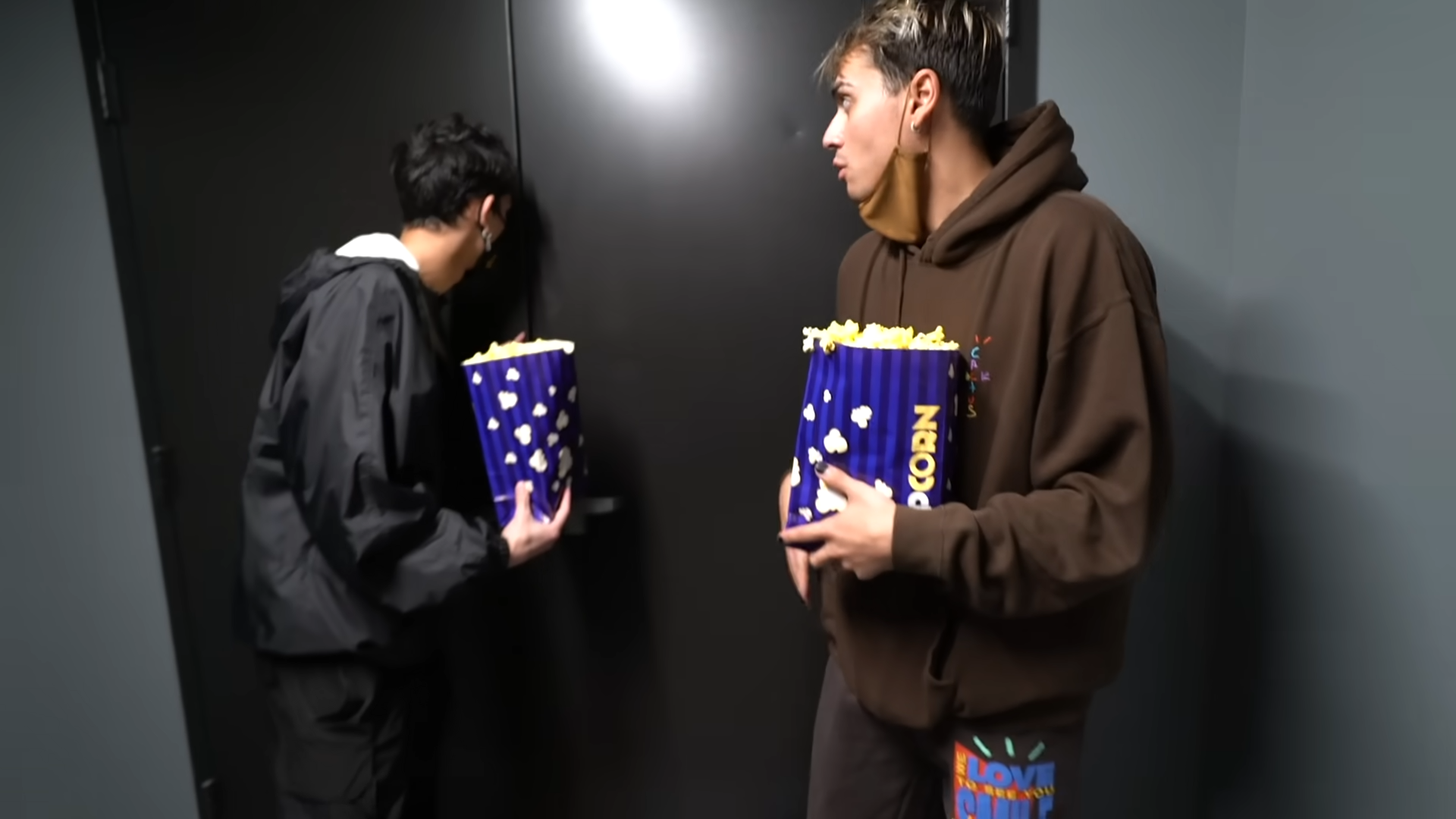 We spent 24 hours hiding in a movie theater