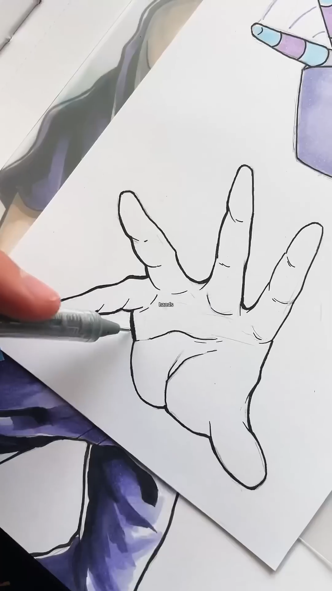 How I Practice Drawing Hands