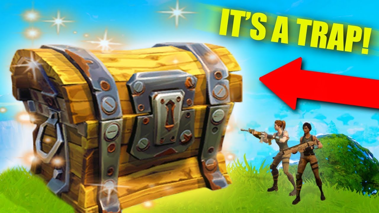 Giant loot chest! Trap tunnel trolling! | Fortnite Battle Royale