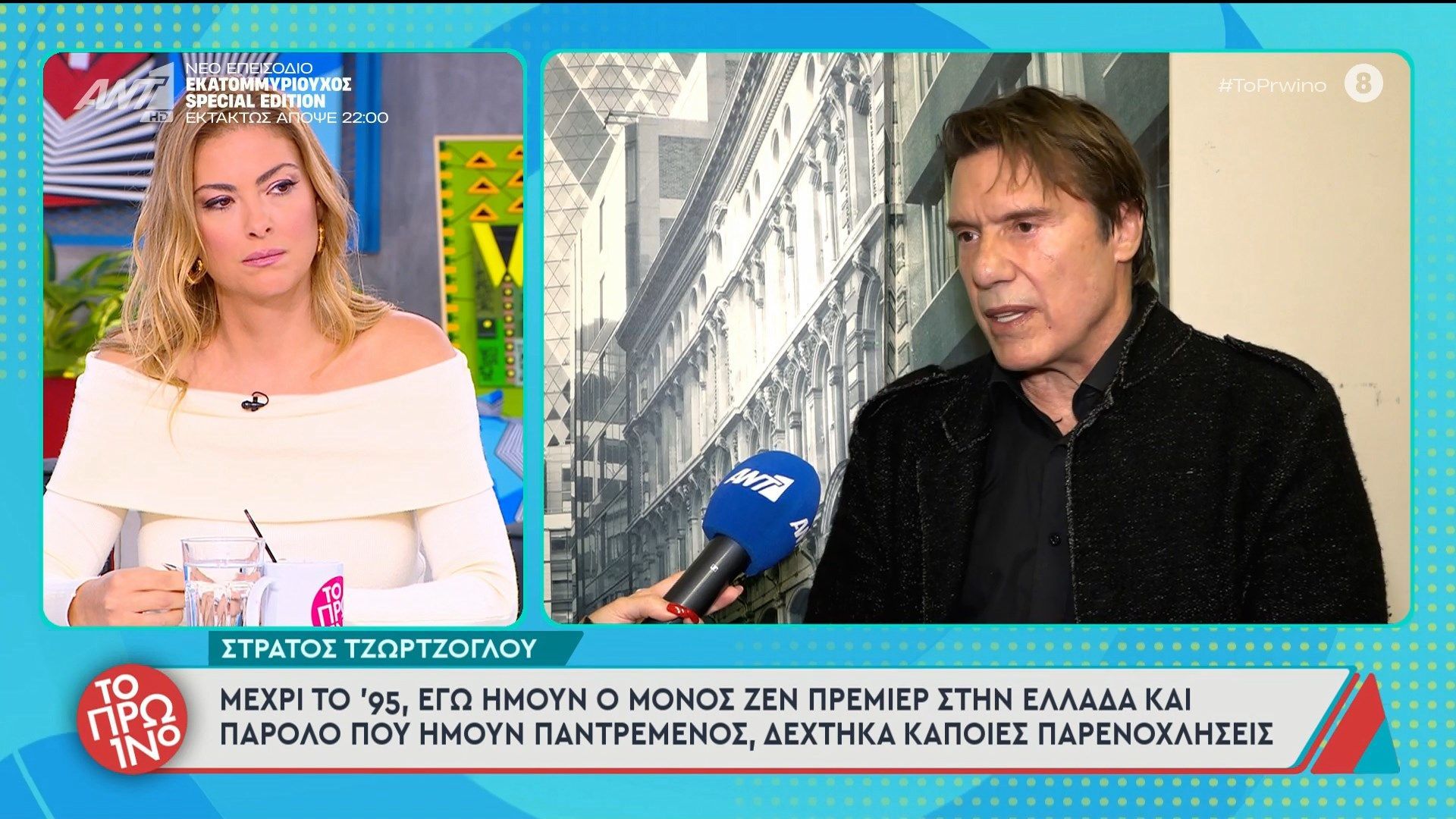 Στράτος Τζώρτζογλου: «Μέχρι το ’95, εγώ ήμουν ο μόνος ζεν πρεμιέρ στην ...