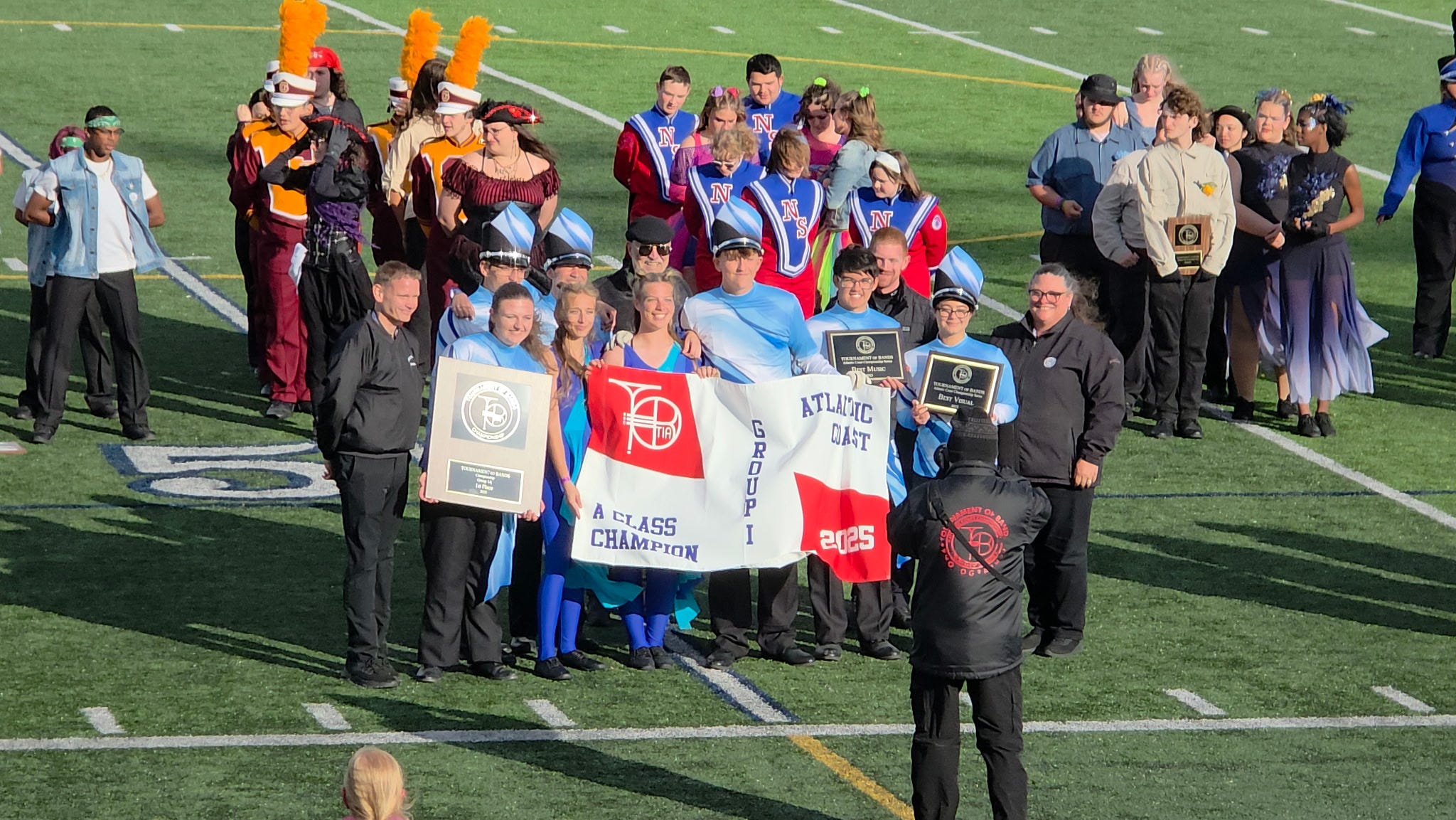 Ocean County marching bands show off their championship rewards