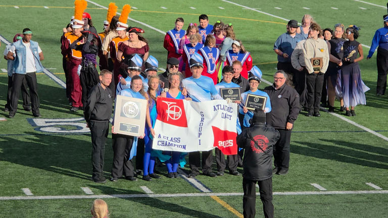 Ocean County marching bands show off their championship rewards