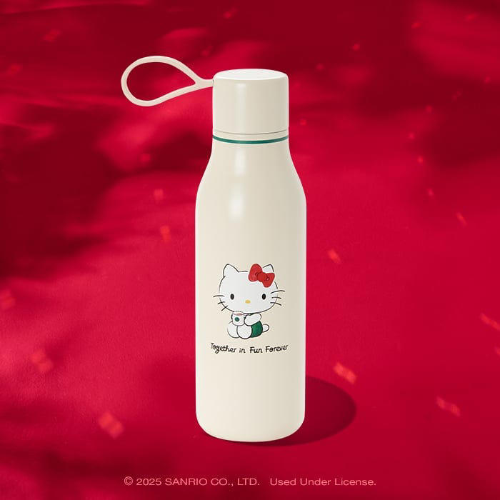 Starbucks Hello Kitty plushie, mug and cups are part of their 2025 ...