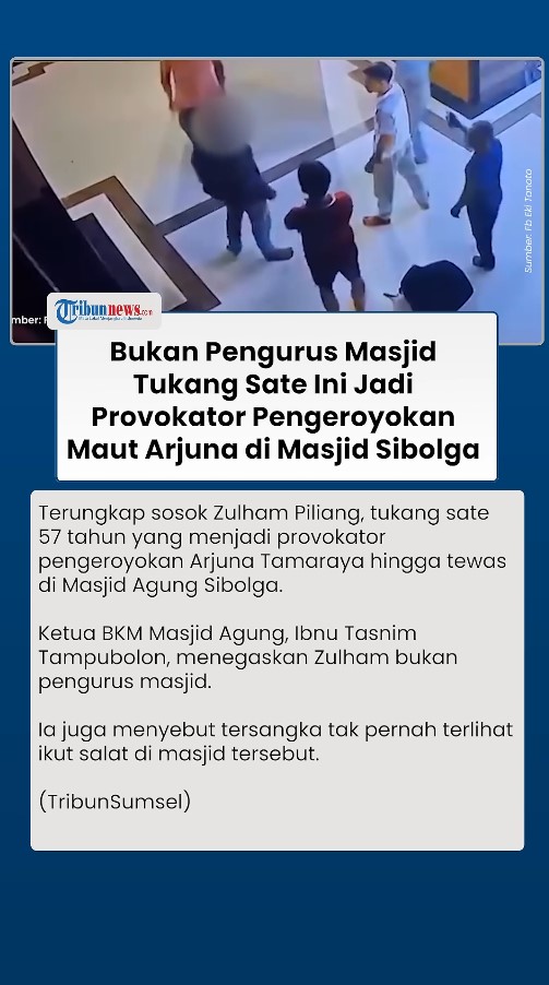 Tampang Zulham, Tukang Sate Provokator Pengeroyokan Arjuna hingga Tewas ...