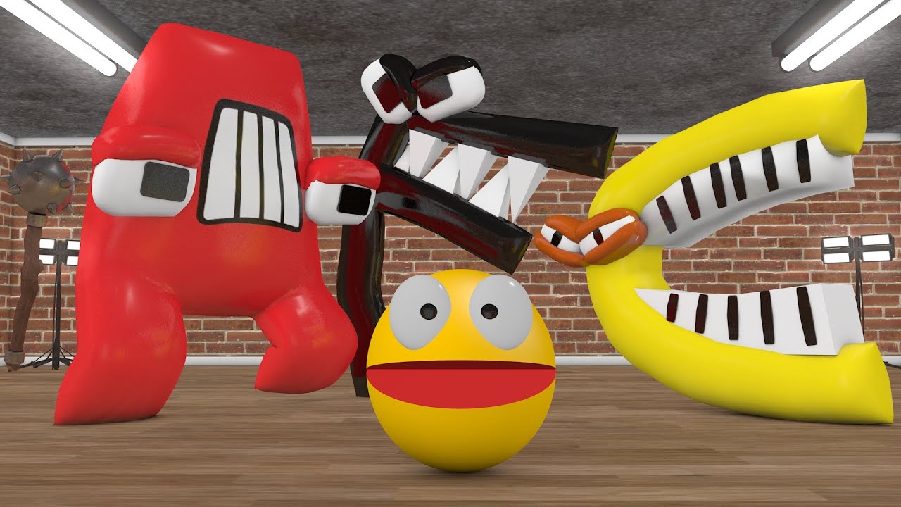 Pacman vs Alphabet Lore