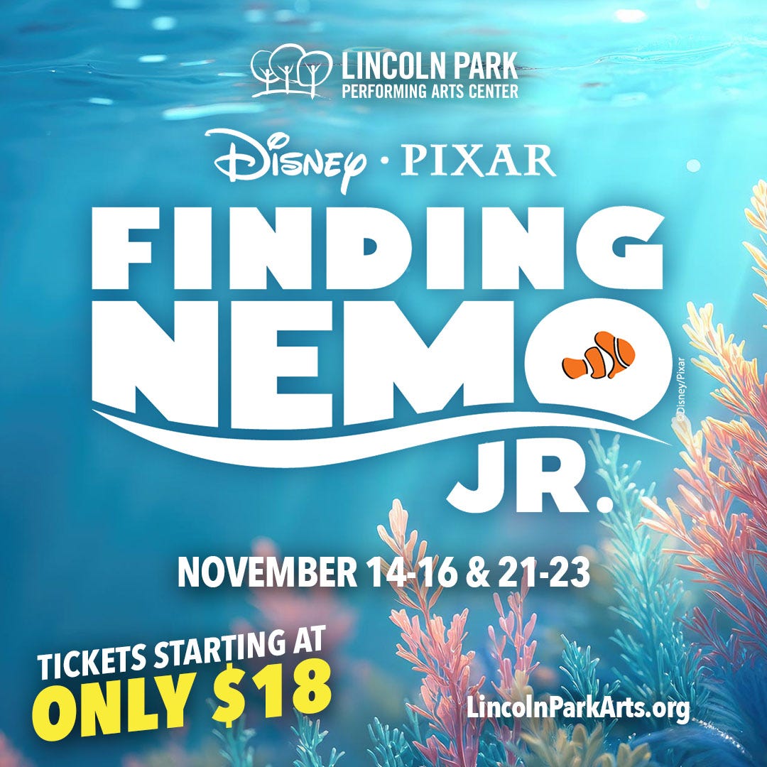 Lincoln Park Performing Arts Center presents 'Finding Nemo Jr.' this month
