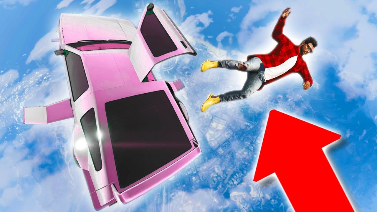 Kicking people out of my car while flying! *Worst Uber ever!* | GTA 5 ...