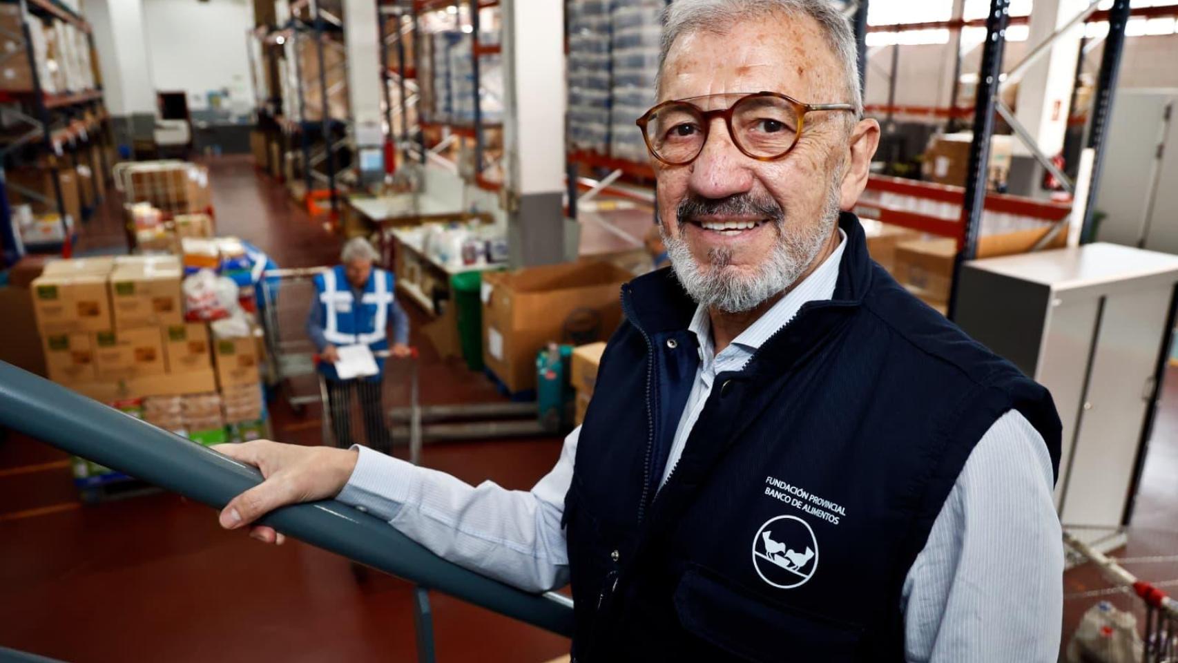 José Ramón Santa María, del Banco de Alimentos de Vigo: "Cada vez ...