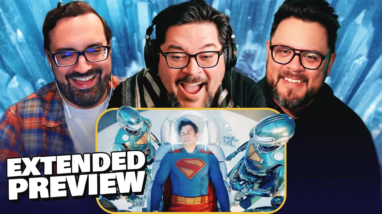 Superman (2025) extended preview reaction! CinemaCon • James Gunn ...