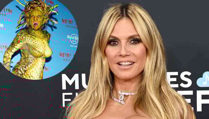 Heidi Klum turns into Medusa after 10-hour Halloween transformation