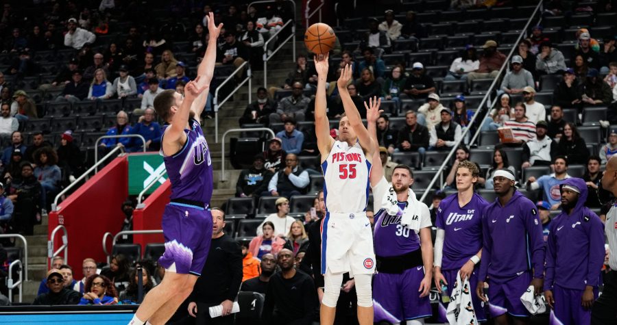 Despite Mykhailiuk’s career night, Jazz fall to Pistons