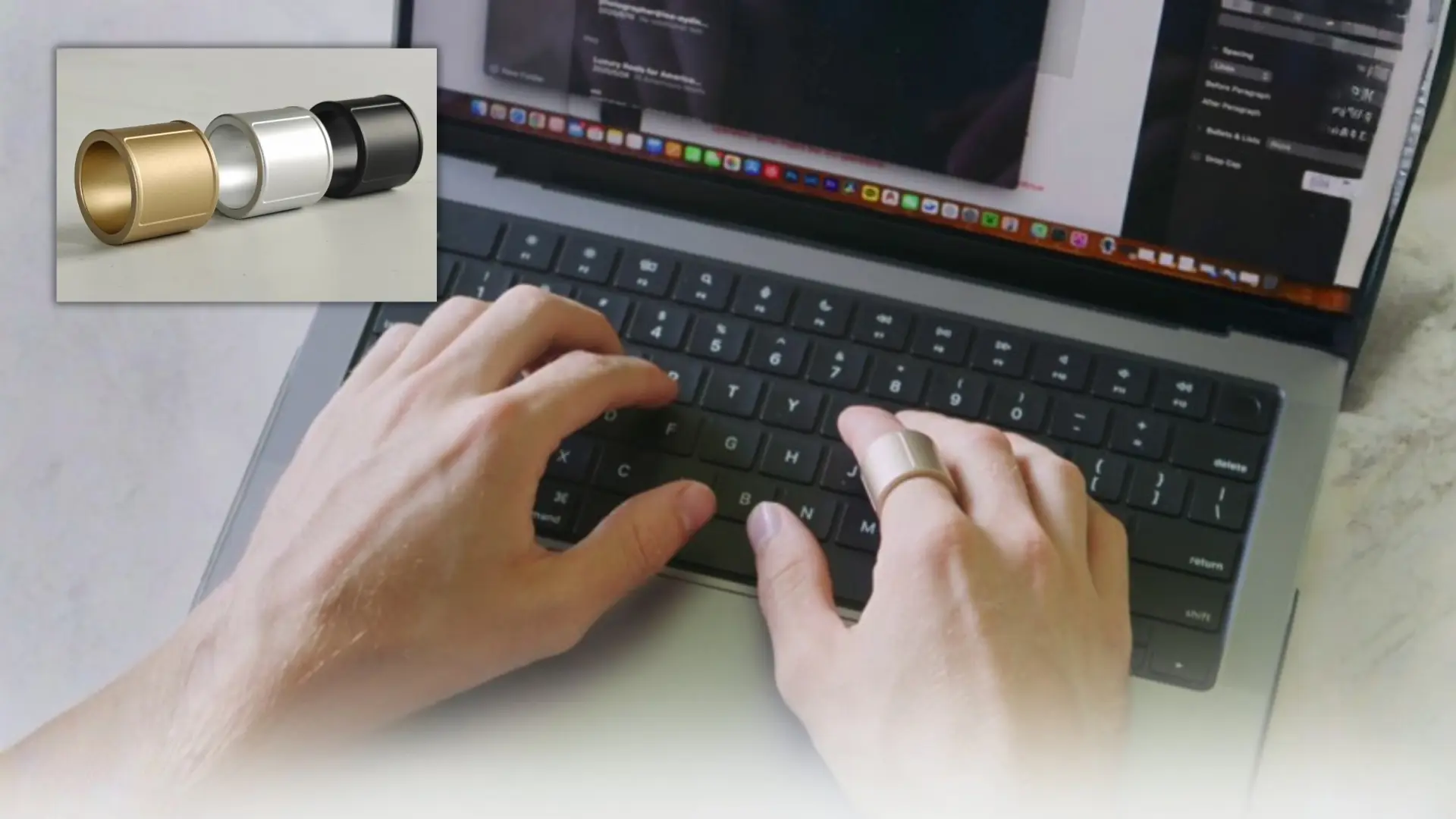 El ratón en tu dedo: Prolo Ring es un anillo inteligente totalmente personalizable que pesa solo ...