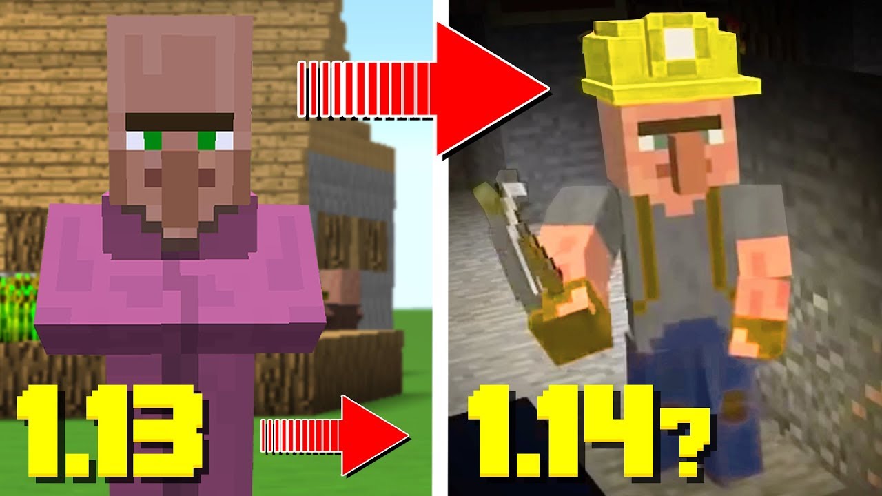 villagers in Minecraft 1.14? (Minecraft news update)