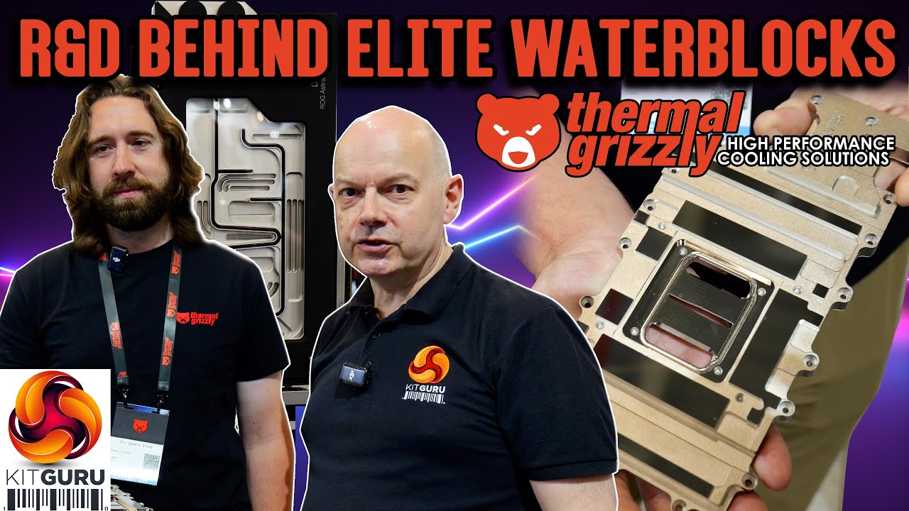 The manufacturing process of a waterblock with Thermal Grizzly's Joe Robey