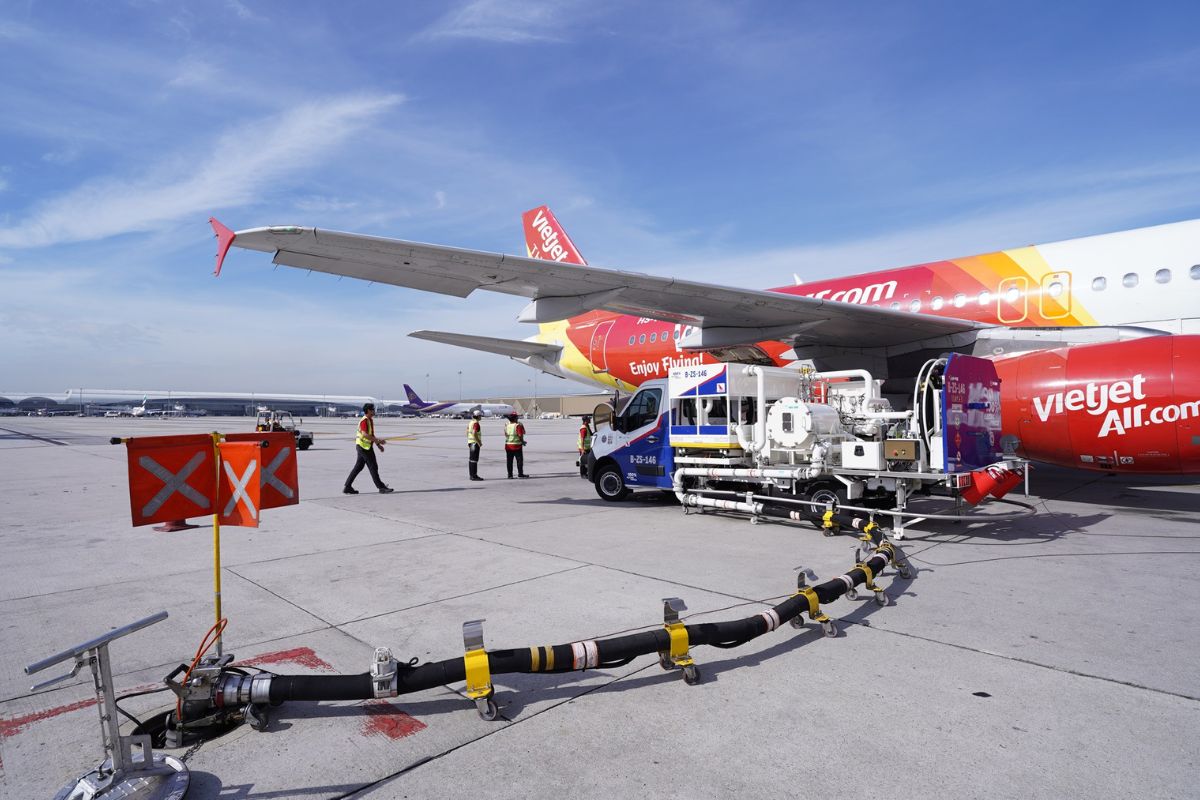เวียตเจ็ท สานต่อ “Fly Green” ใช้น้ำมัน SAF ลดคาร์บอนไฟลต์บินกรุงเทพฯ–ฟู ...