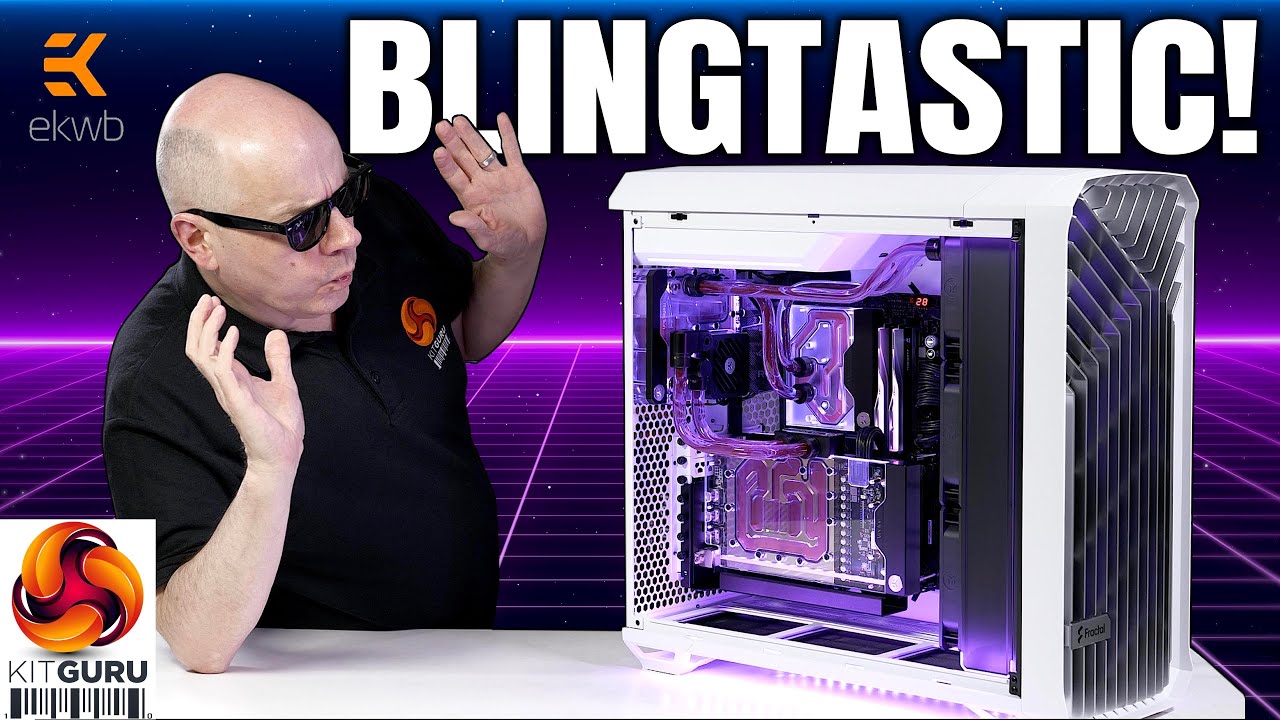 EKWB digital reef gaming PC - will melt your eyeballs 👀